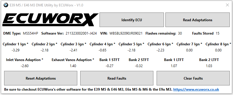 New *Free* Software Utility for the E39 M5 & E46 M3 by ECUWorx | BMW M5 ...